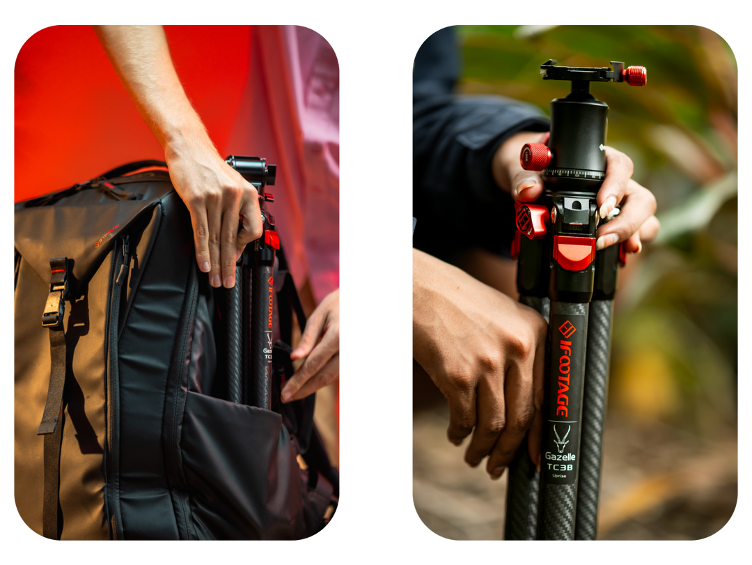 Gazelle TA3B & TC3B Travel Tripod Series – iFootage Official EU Site
